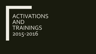 Sophia Marlantes AA Activation Photos | PPT