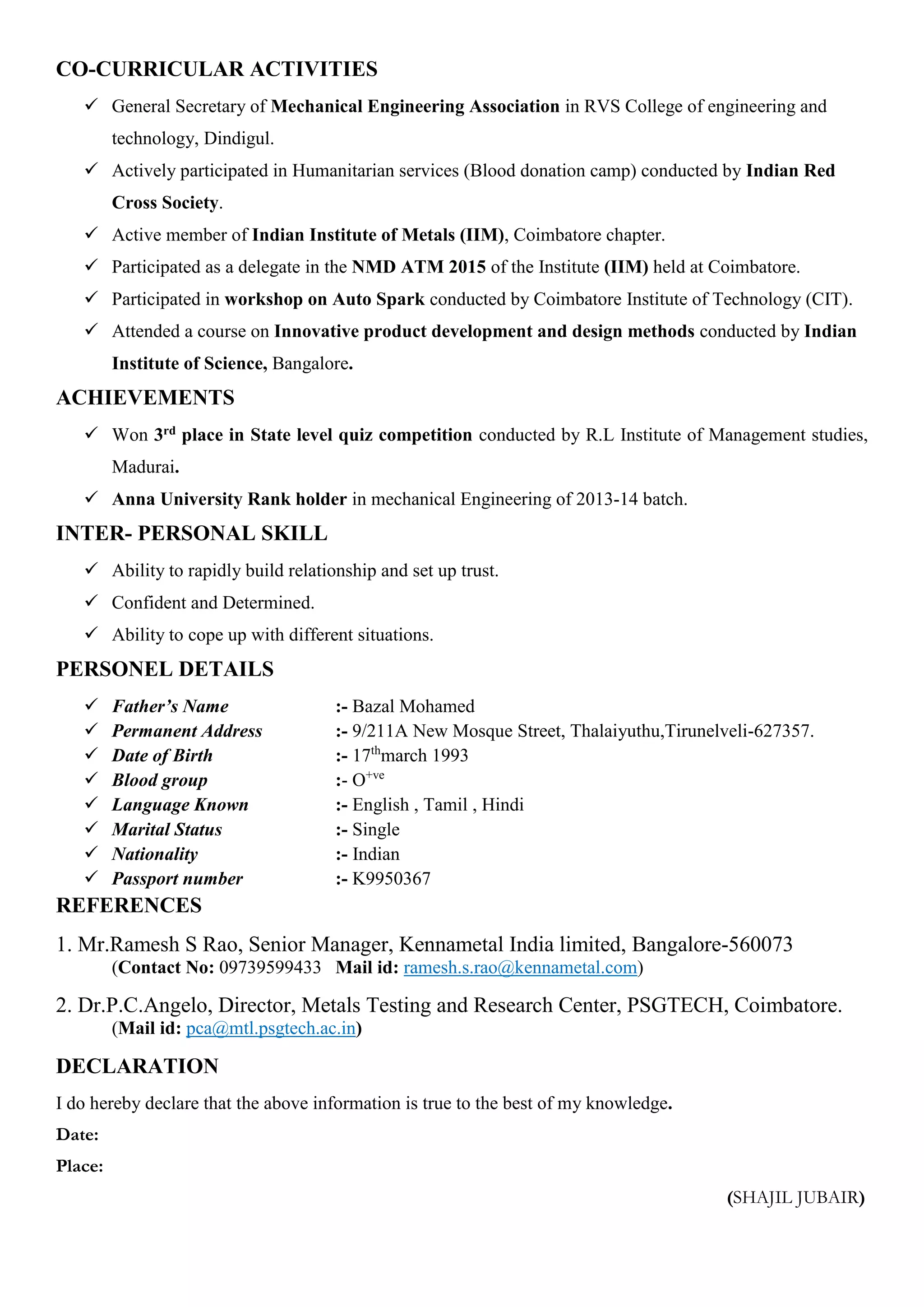 Resume_SJ | PDF