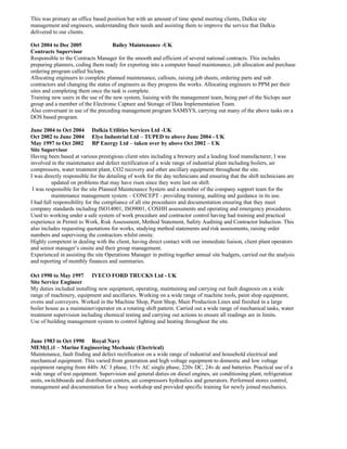 Mark Unwin CV Oct 16 | PDF