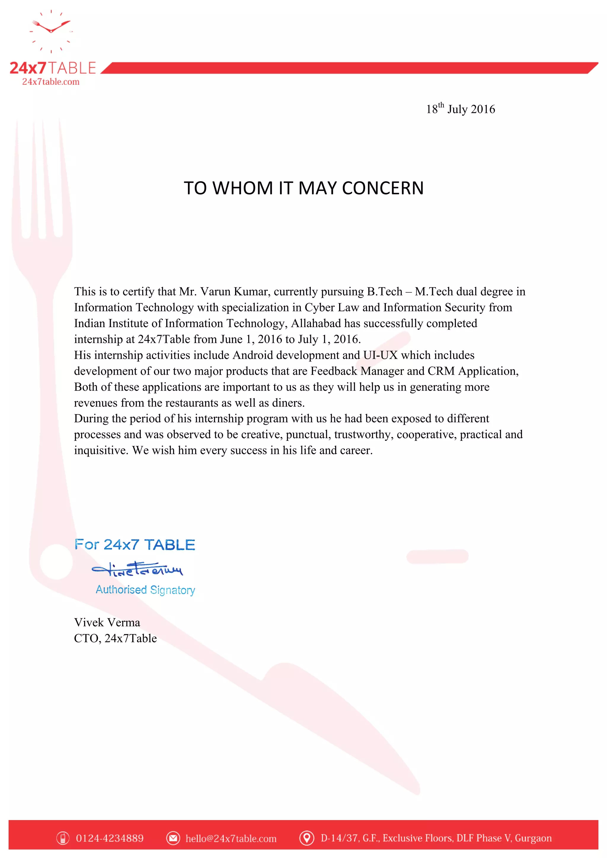 varun_certificate | PDF