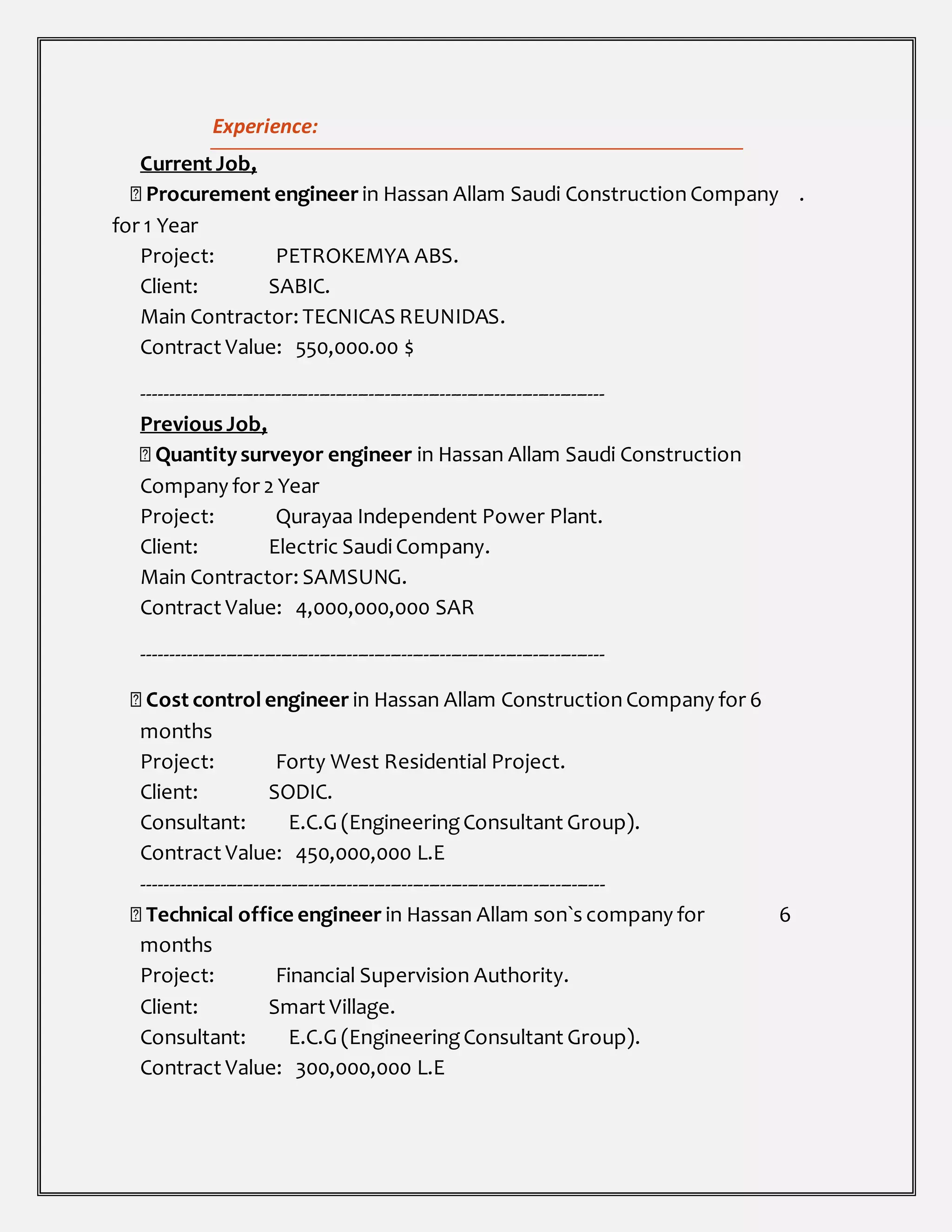 MOHAMED HASSAN CV | DOCX