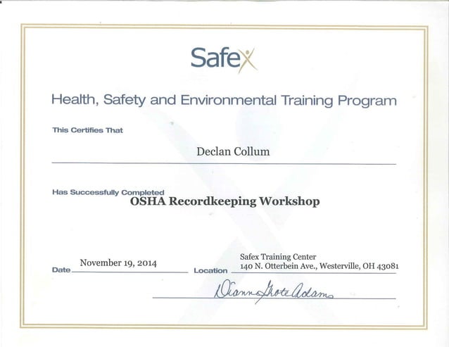 OSHA record keeping workshop | PPT