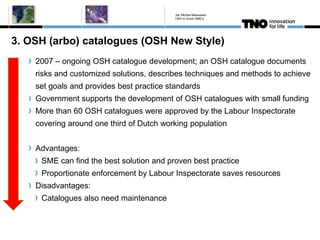 OSH in Dutch SME's | PPT