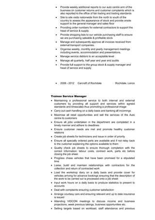 Daniel Williams CV | PDF