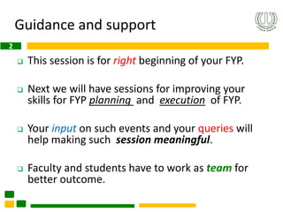Selecting topic 4 FYP v3 | PPTX