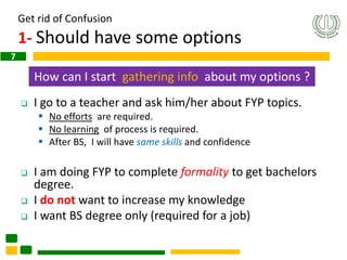 Selecting topic 4 FYP v3 | PPTX