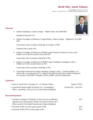 Curriculum Vitae | DOCX
