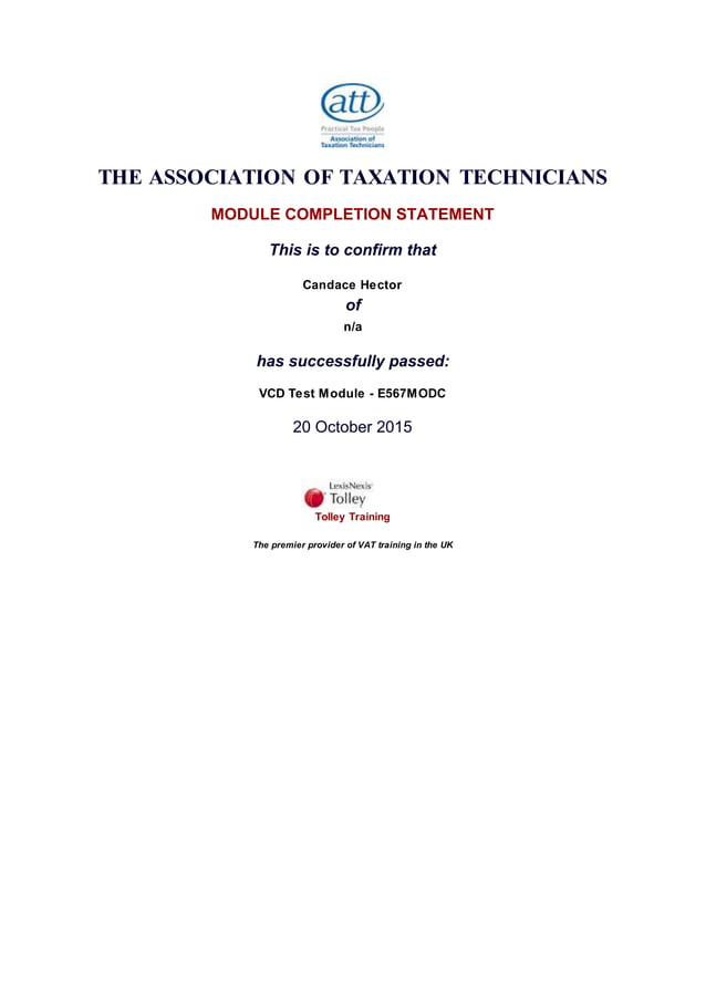 Module C Certificate | DOCX