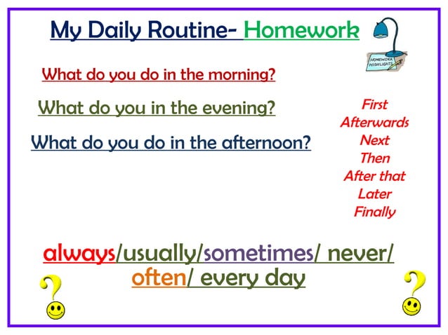 Phrasal Verbs for Daily routines | PPT