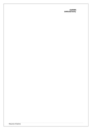 Garima_Resume | DOC