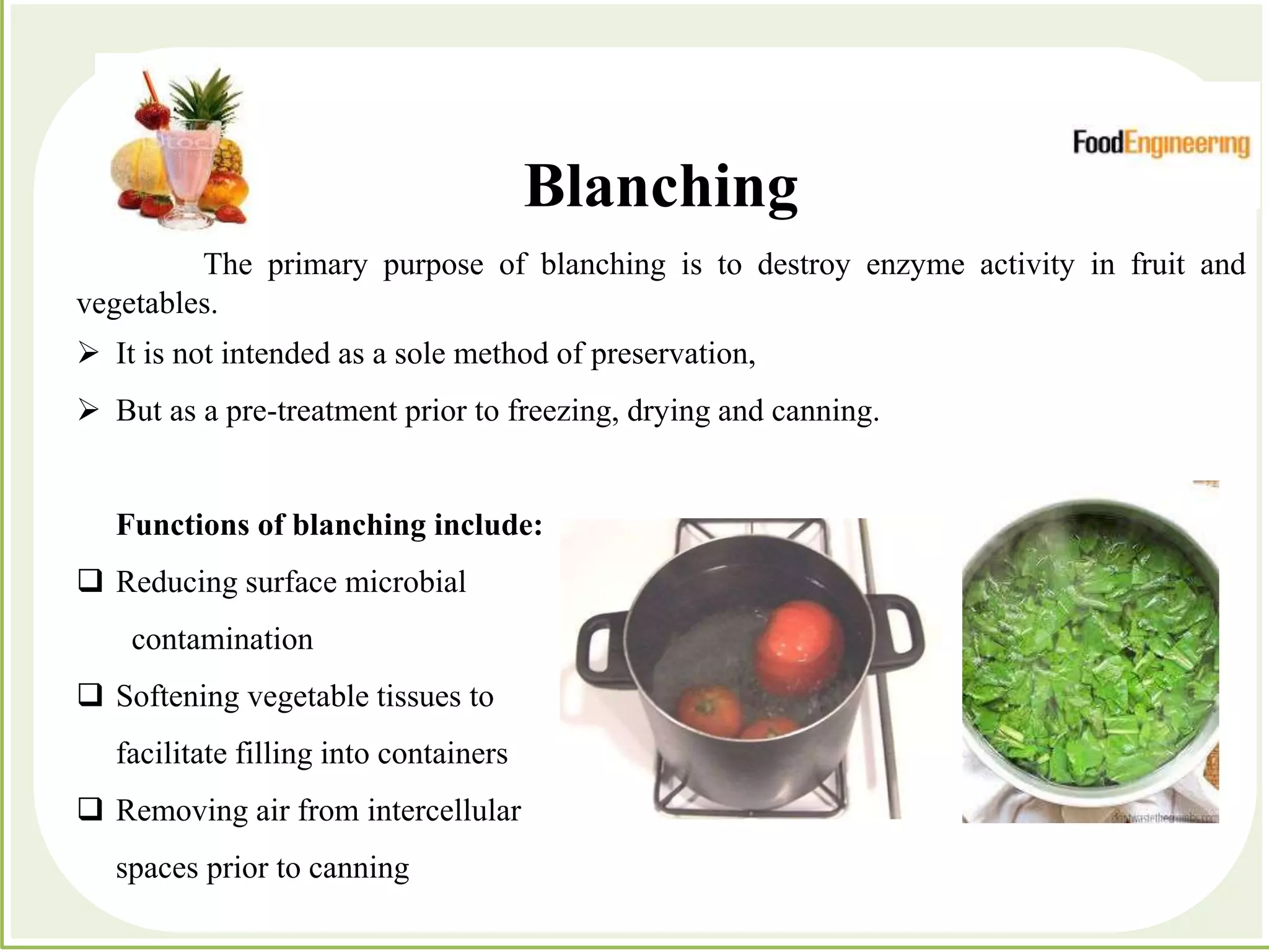 thermal processing of food | PPTX