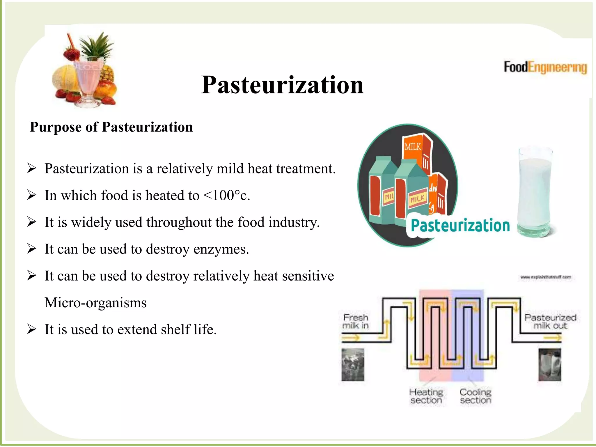 thermal processing of food | PPTX