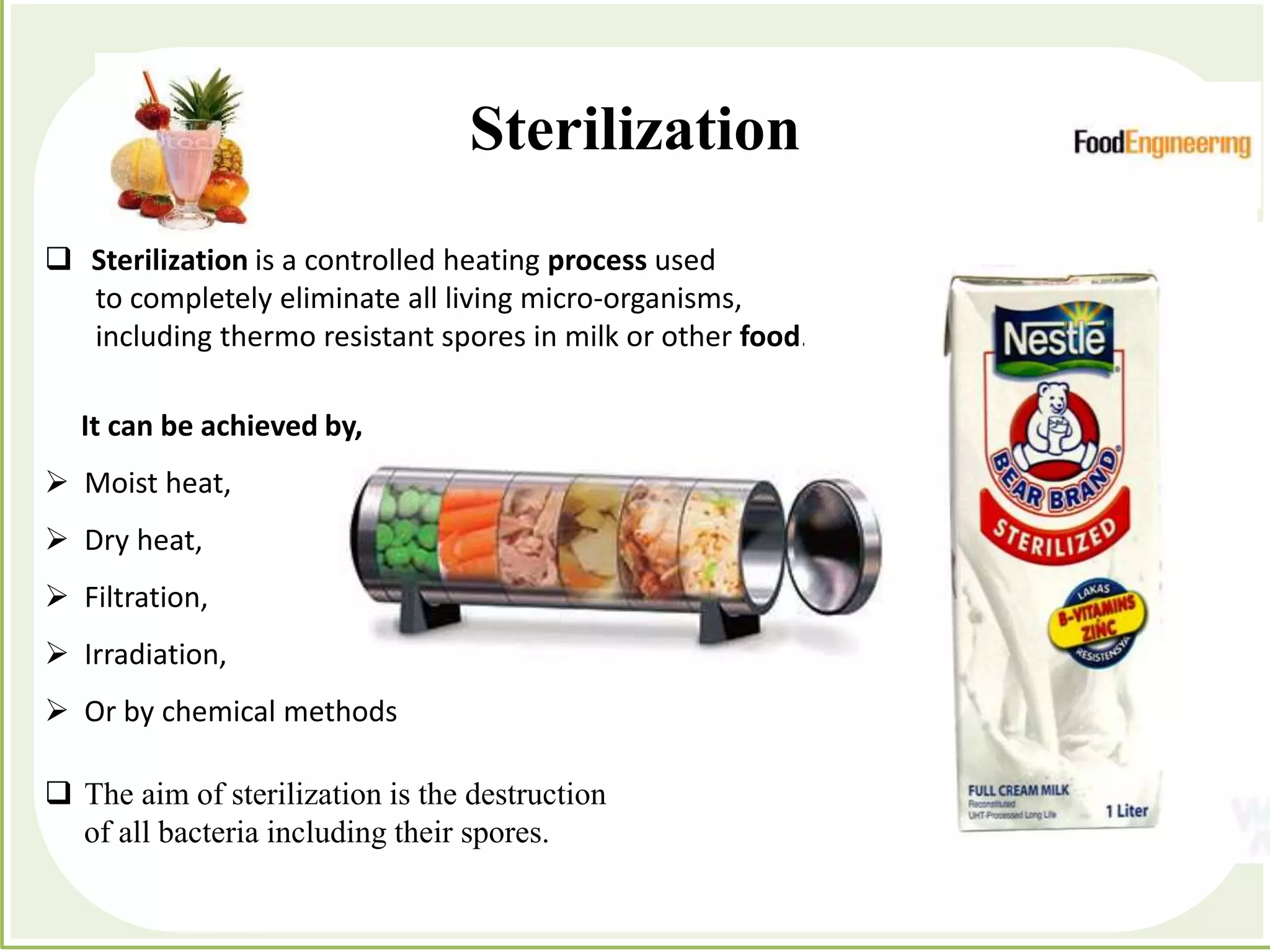 thermal processing of food | PPTX