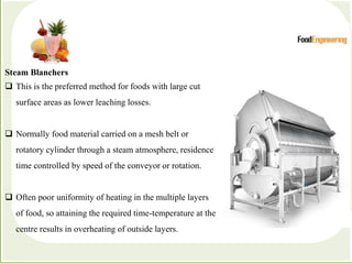 thermal processing of food | PPTX