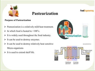 thermal processing of food | PPTX