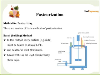 thermal processing of food | PPTX