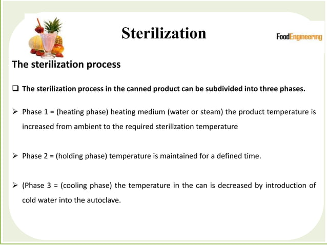 thermal processing of food | PPTX