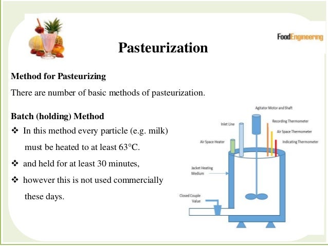 thermal processing of food