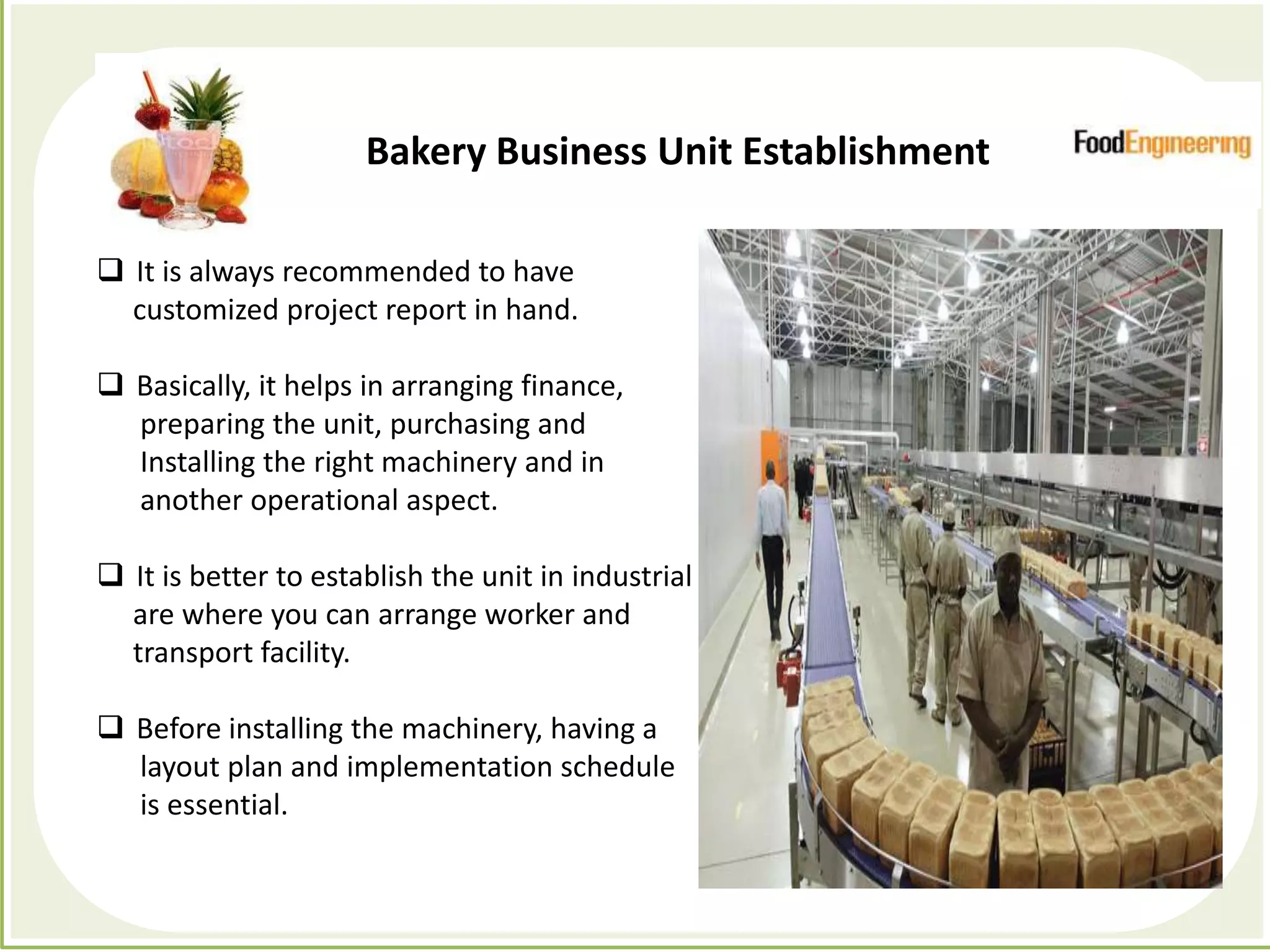Profitable food processing business idea (Bakery Business) | PPTX