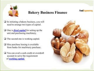 Profitable food processing business idea (Bakery Business) | PPTX