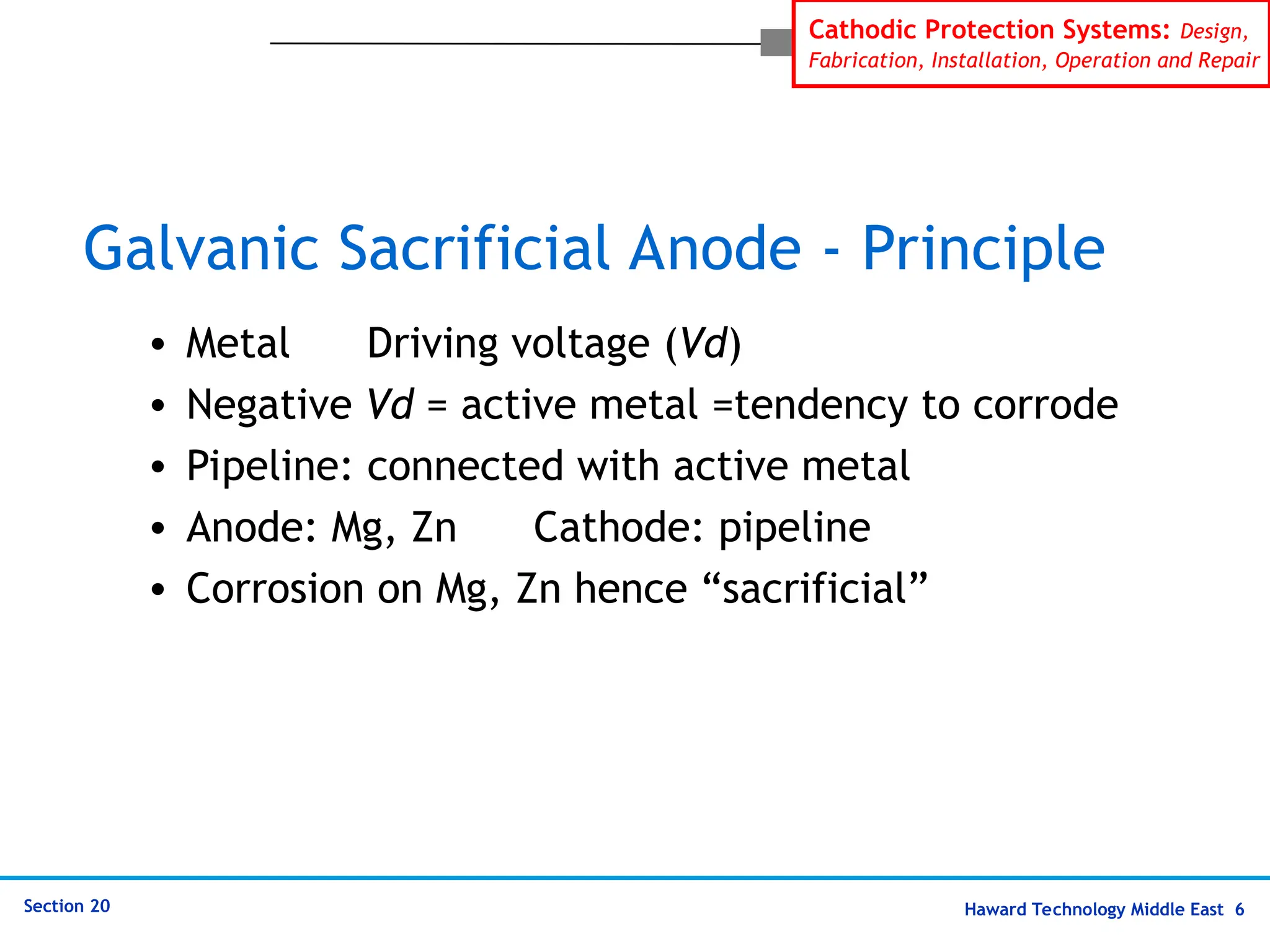 Placement of Sacrificial Anode in Trench Side Pocket | PPT