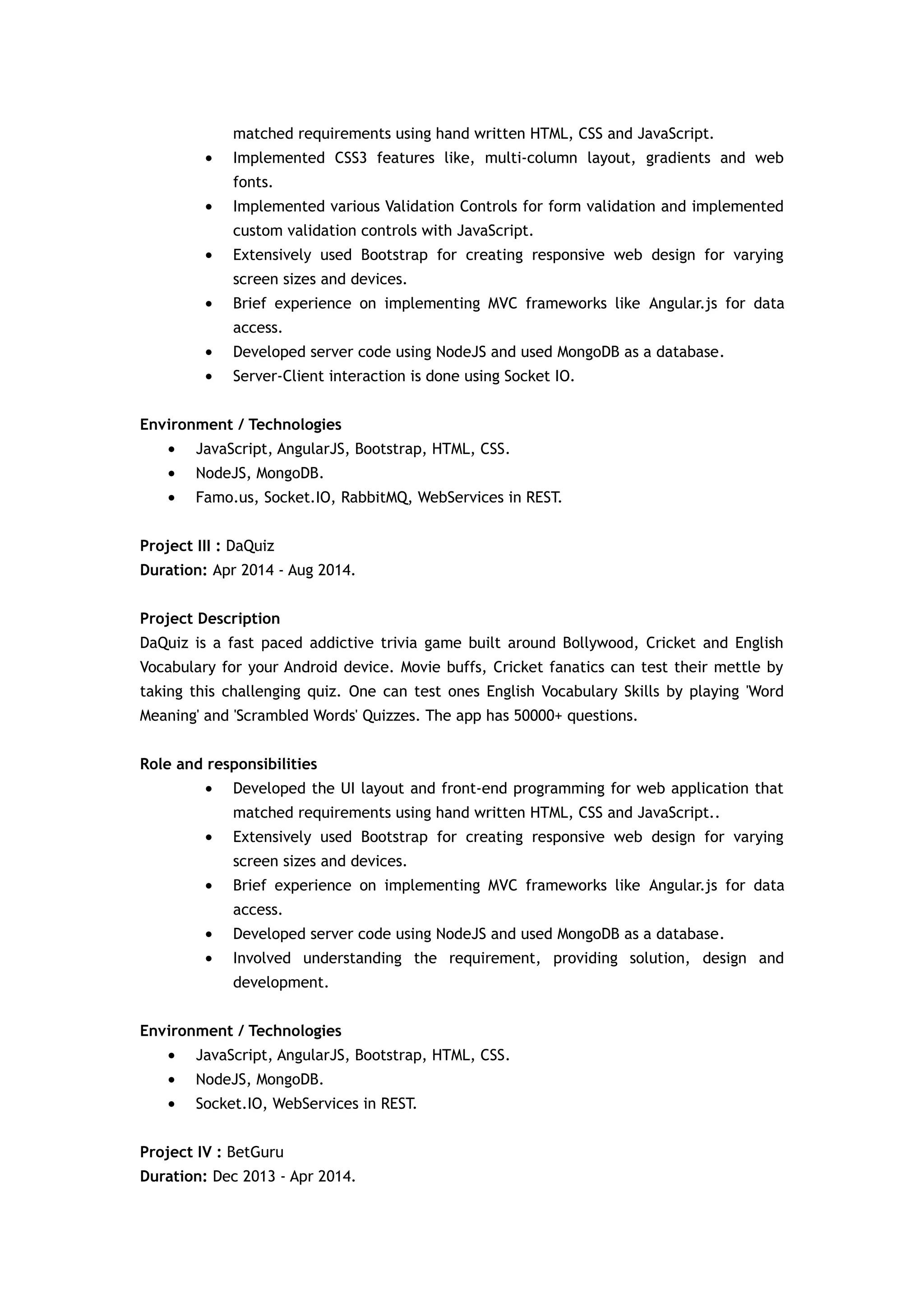 SatyaMadhuKiran Software Developer | PDF