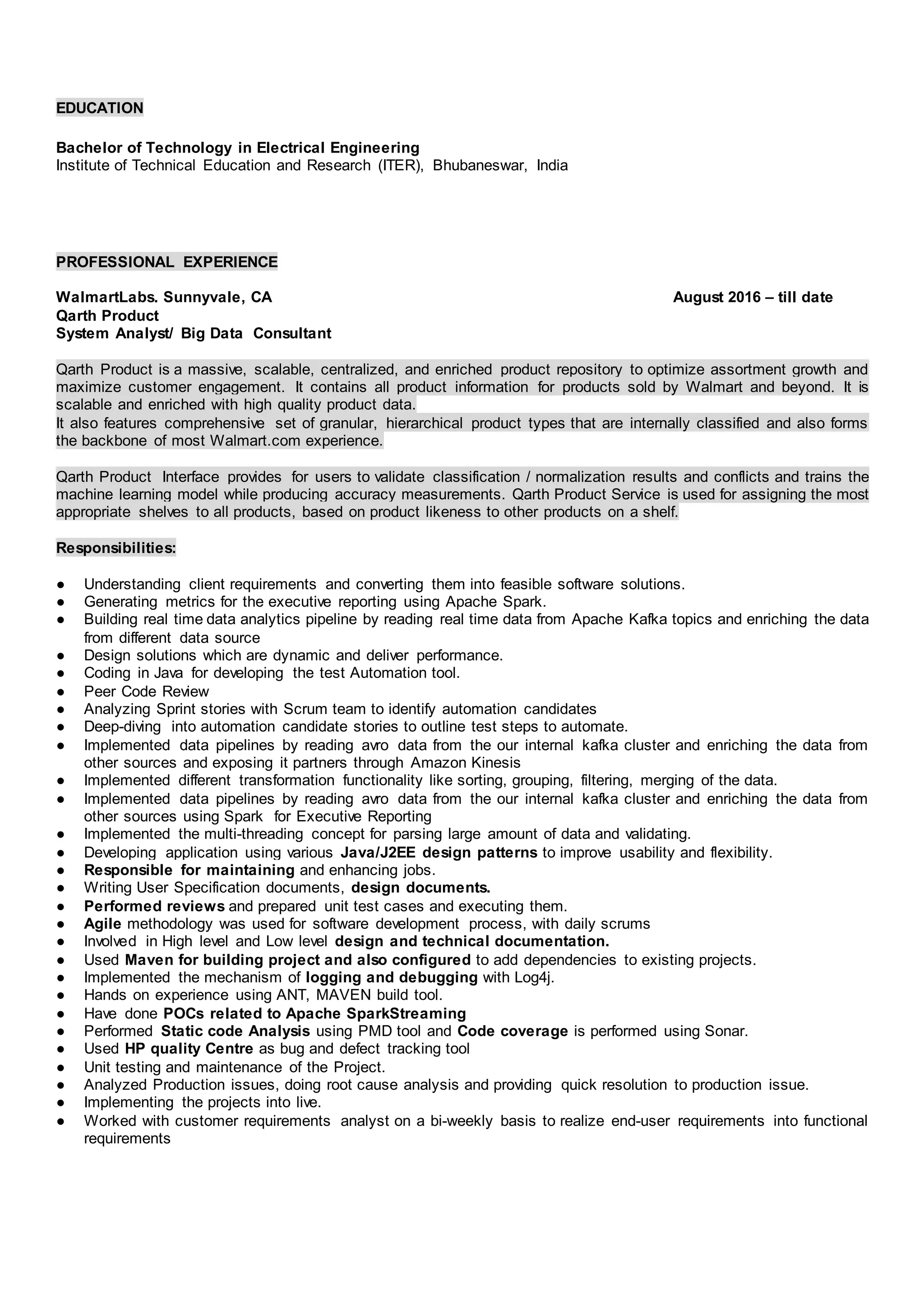 Himansu Javaandbigdatadeveloper Pdf 