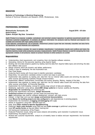 Himansu-Java&BigdataDeveloper | PDF