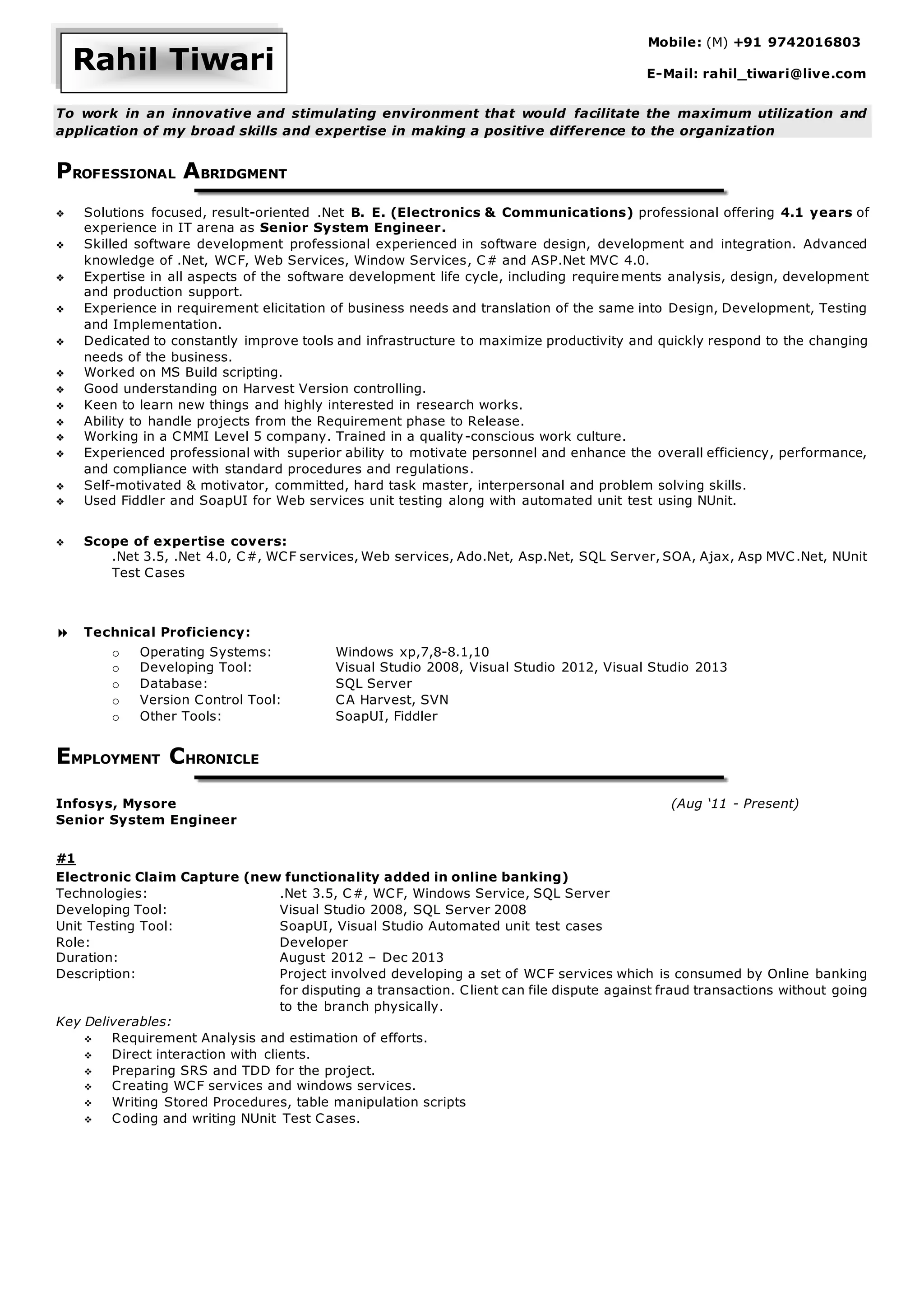 Rahil Resume | PDF