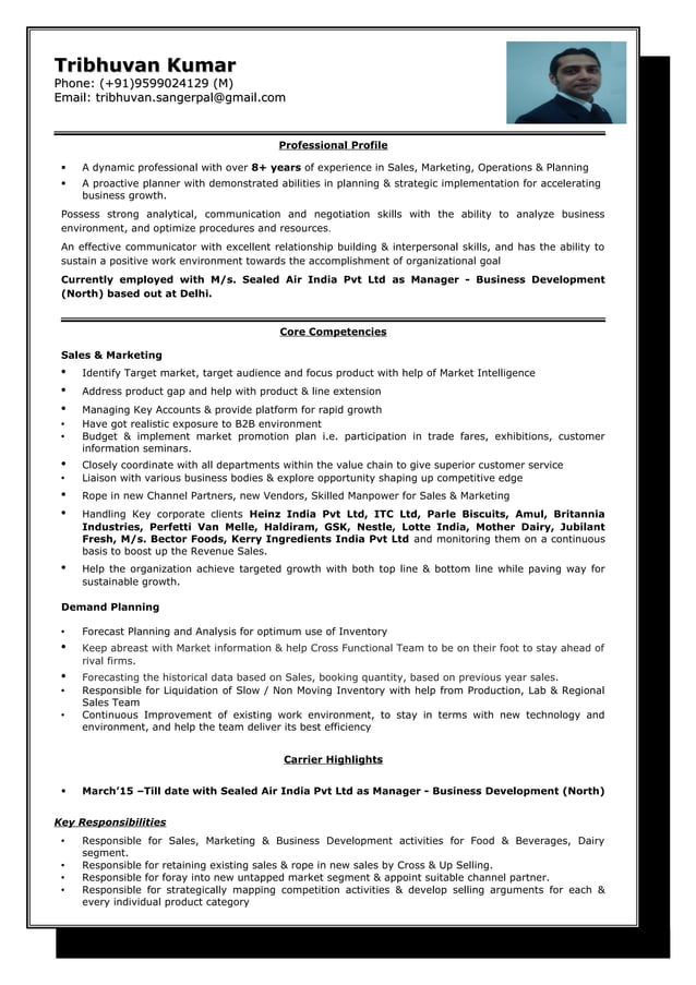 Resume-TribhuvanKumar | DOC