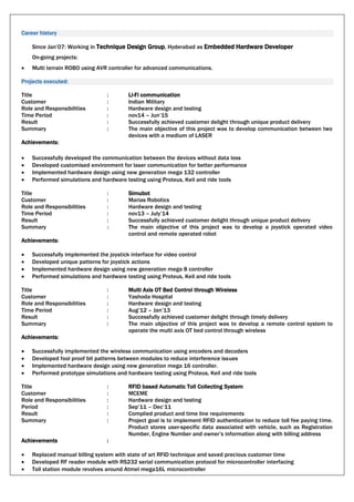 Murali Resume | PDF