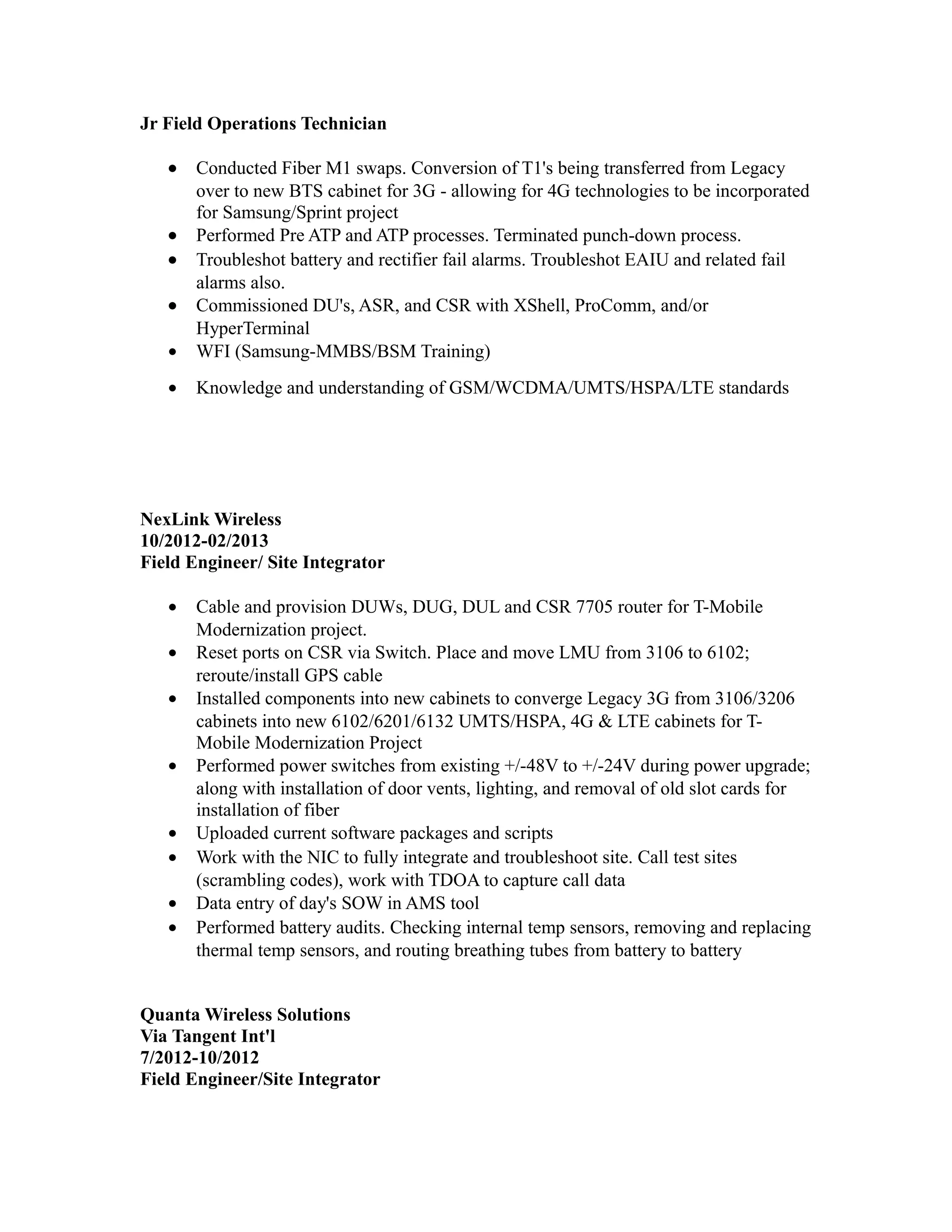 Donald resume new | PDF