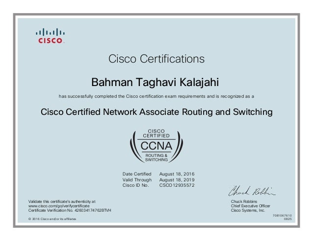 CCNA Routing and Switching_certificate
