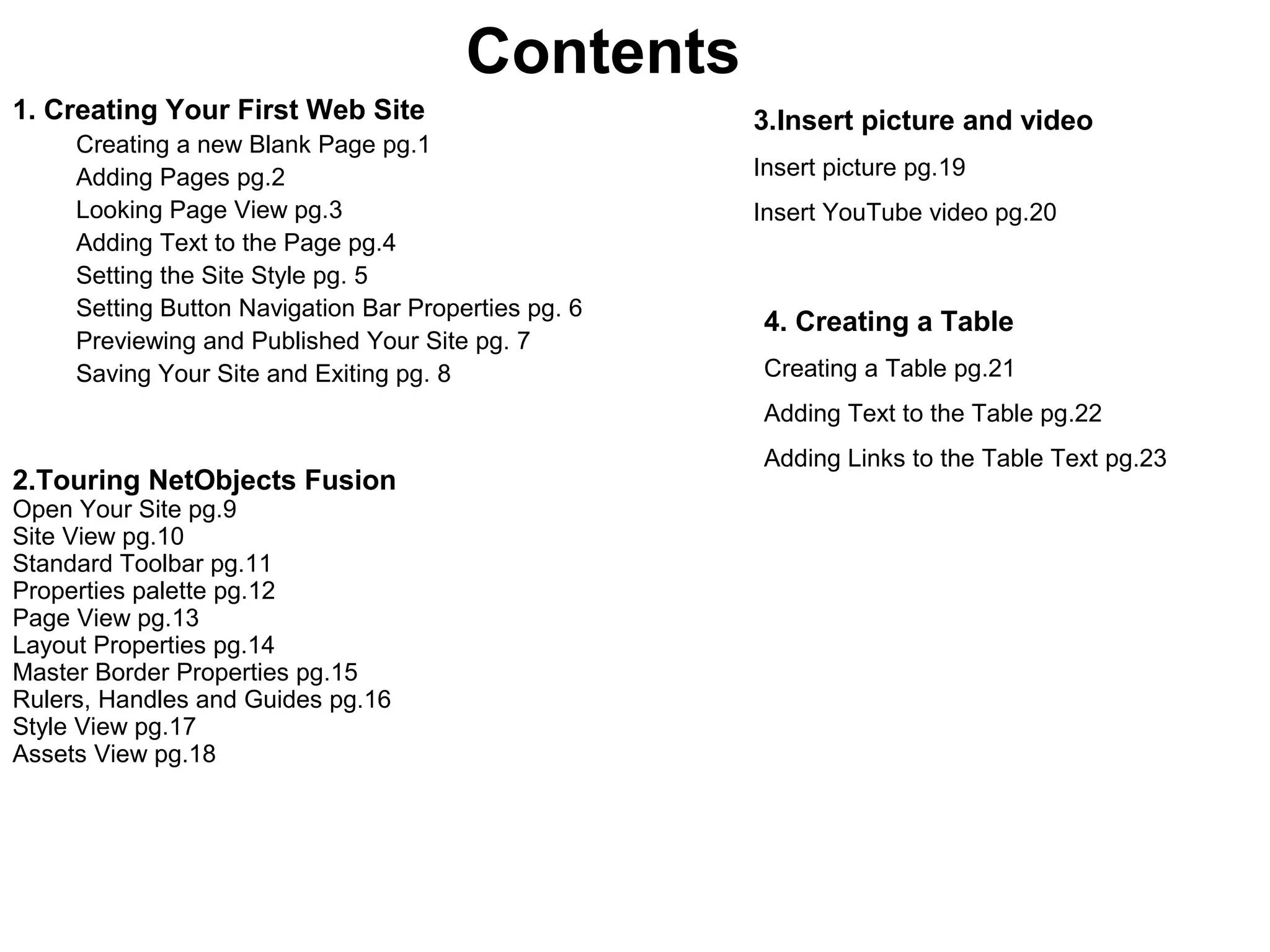 NetObjects Fusion 2015 Manual Book | PPT