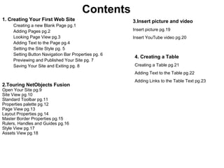 NetObjects Fusion 2015 Manual Book | PPT