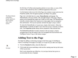 NetObjects Fusion 2015 Manual Book | PPT