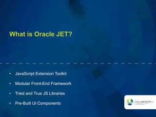 A Designer's Intro to Oracle JET | PPTX