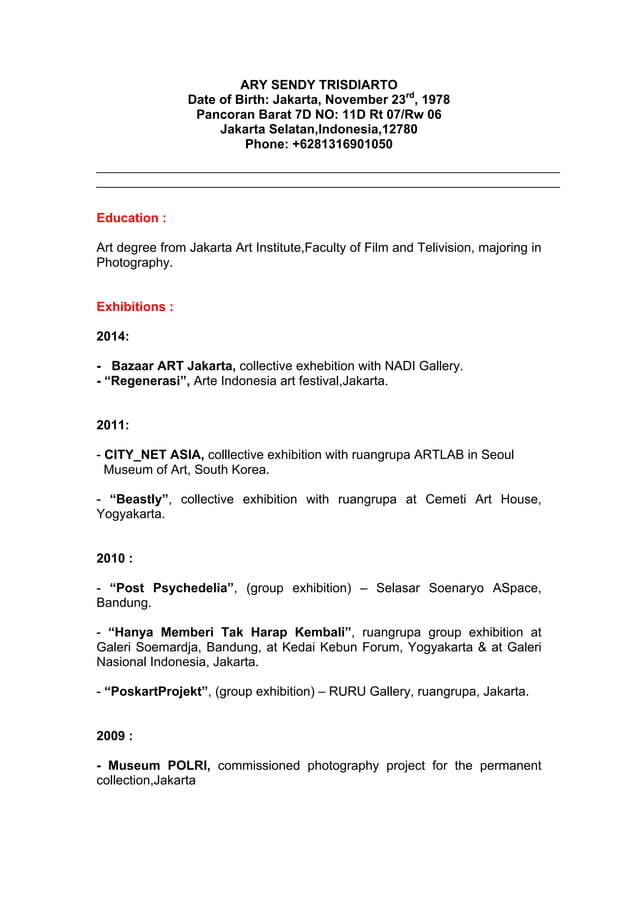 cv_ary-sendy_updated_22-january-2015 | PDF