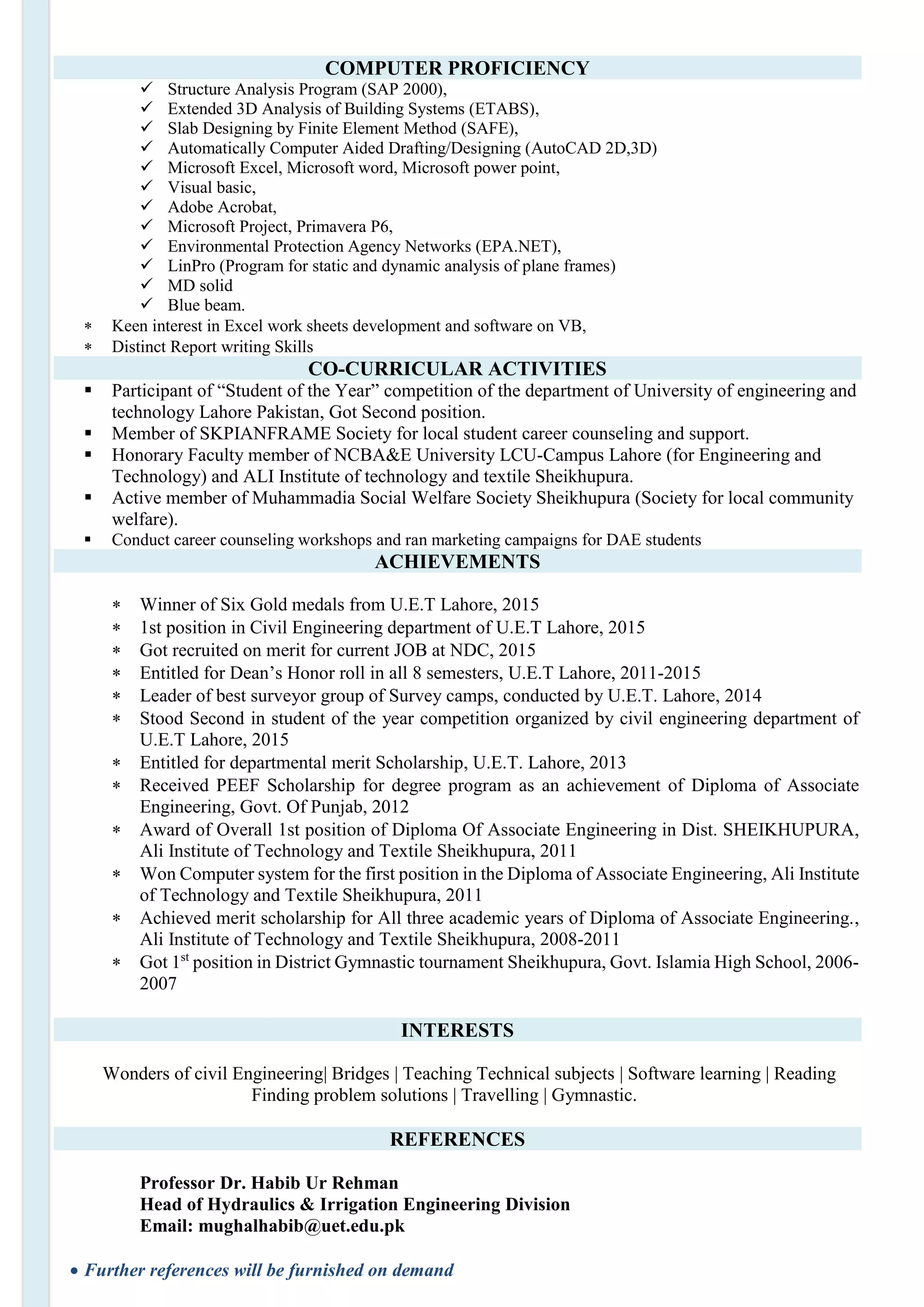 Hafiz Ahmed Waqas Resume | PDF