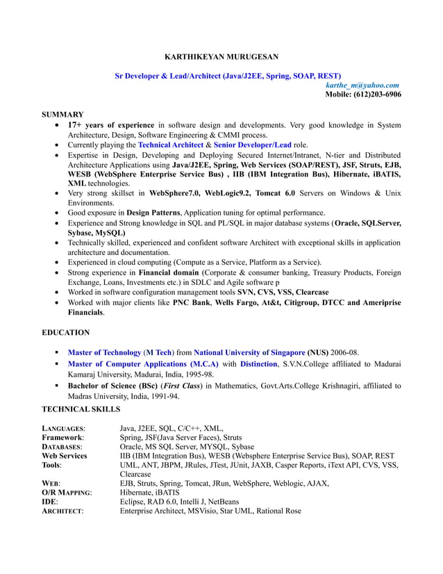 Karthikeyan Resume | PDF