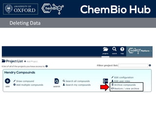 ChemBio Hub demostration guide | PPTX | Operating Systems | Computer Software and Applications