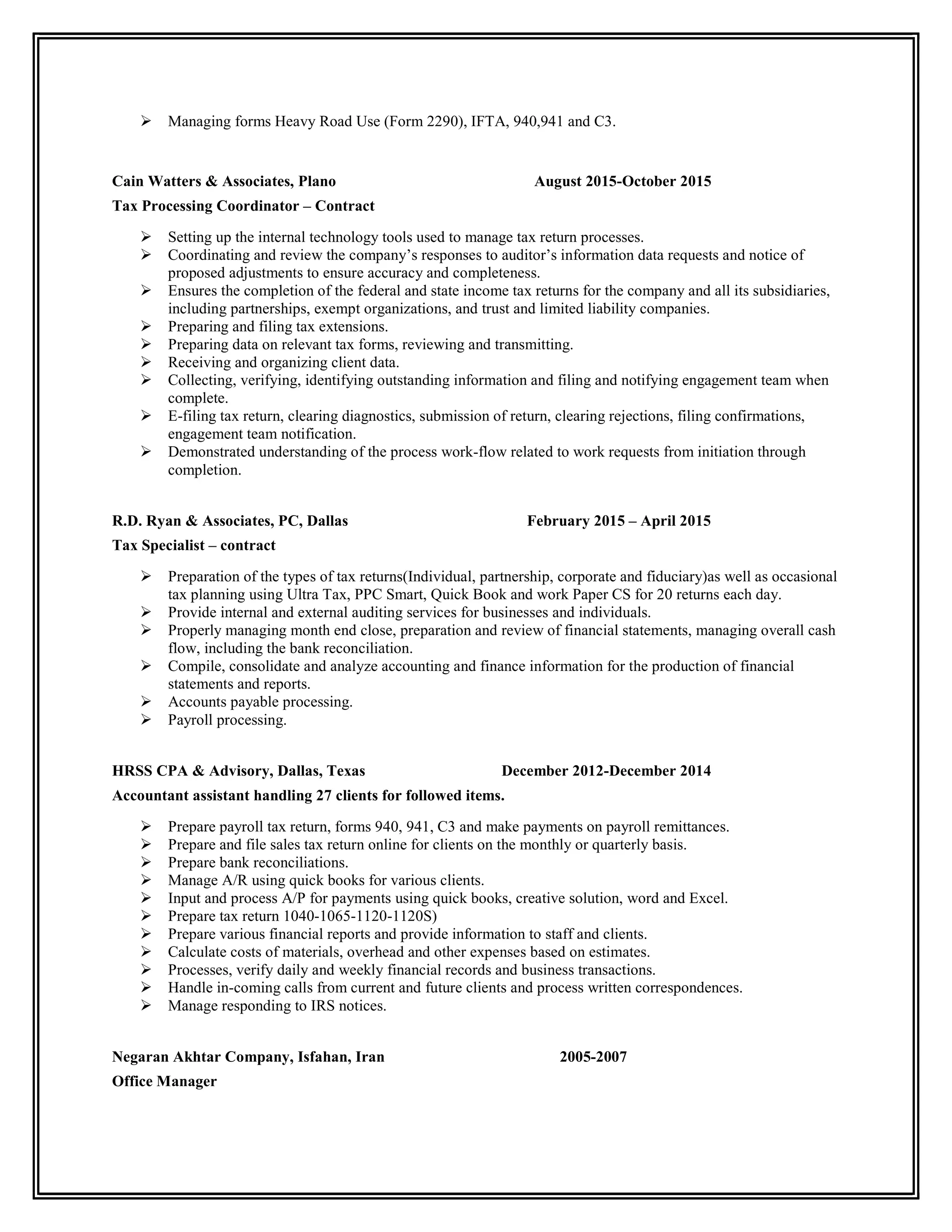 Resume Nov. 2016 | PDF