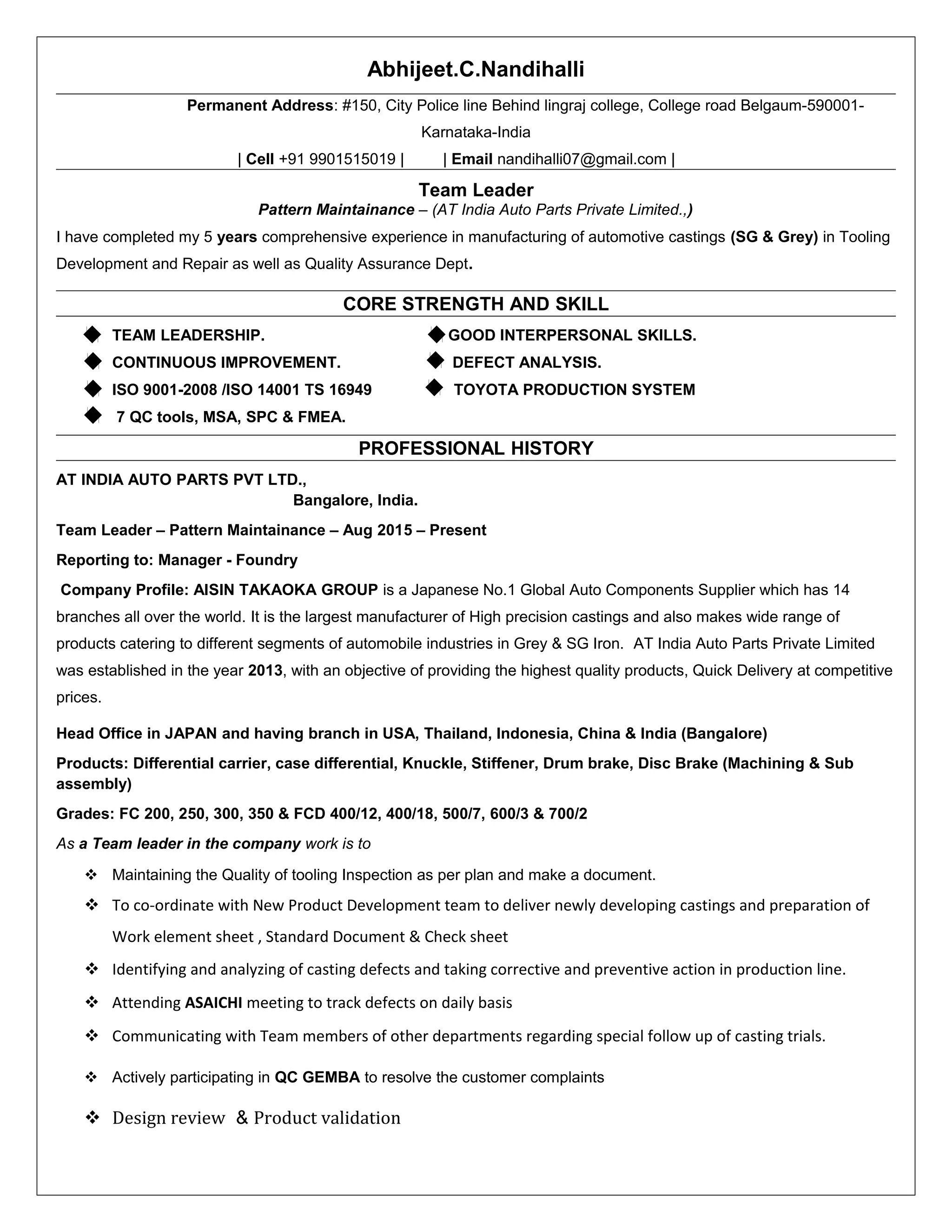 Abhijeet - Resume | DOC