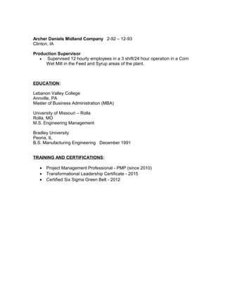 Tim Swartz Resume | PDF