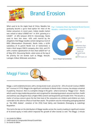 Maggi_Brand Erosion | PDF