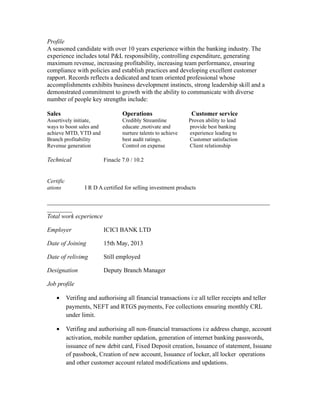 Dushyant Gohel INDIA cv | RTF | Business Accounting & Finance | Business