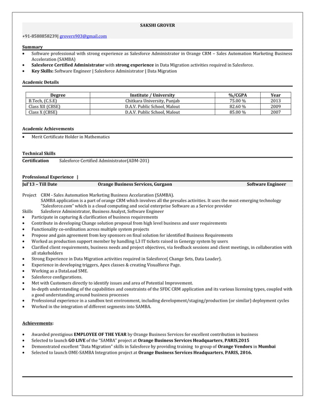 Sakshi_Resume | PDF