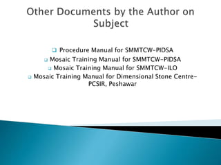 Marble Mosaic-As I perceive | PPT