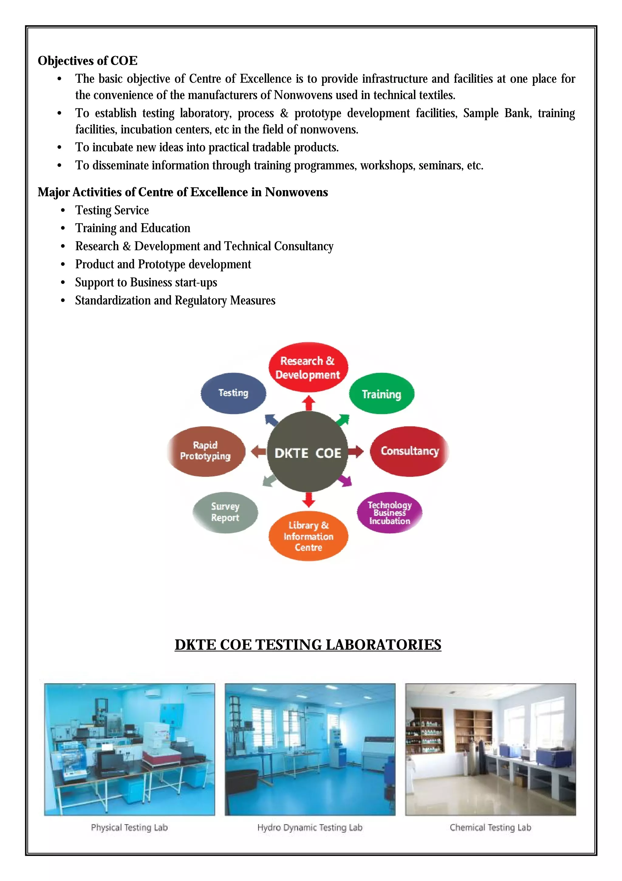 Testing Facility DKTE COE Nonwovens | PDF