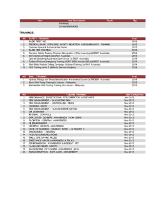 Service Operator Surface Well Testing | DOCX | Scuba Diving | Extreme ...